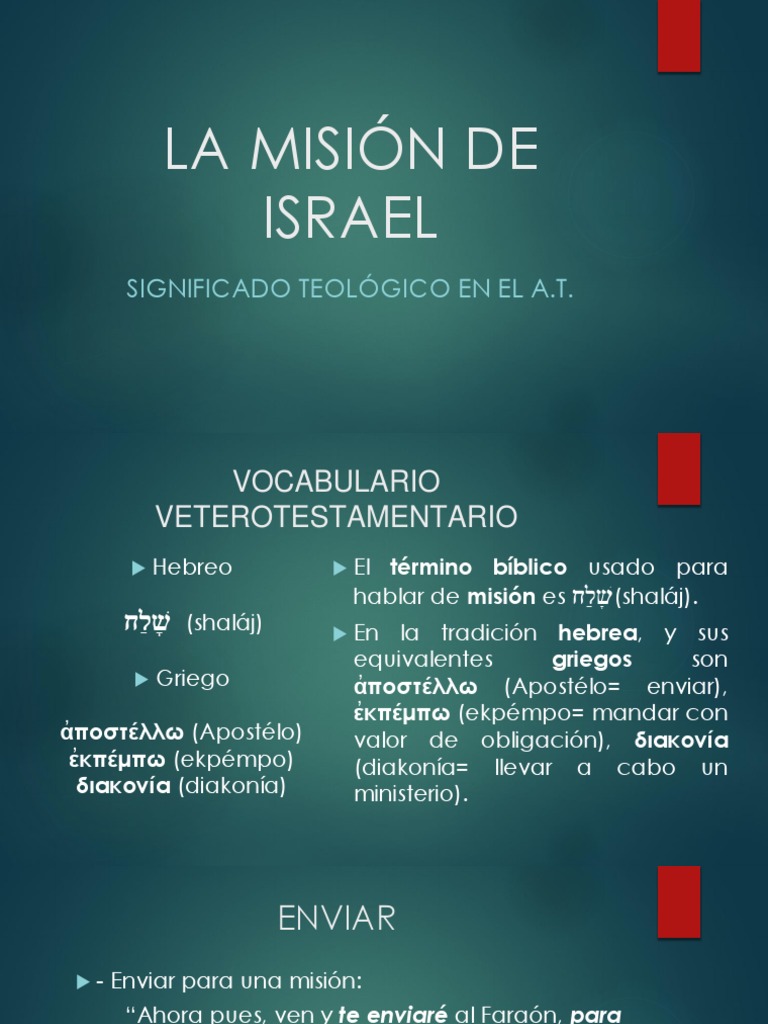 La Misión en La Biblia | PDF | Moisés | Profeta