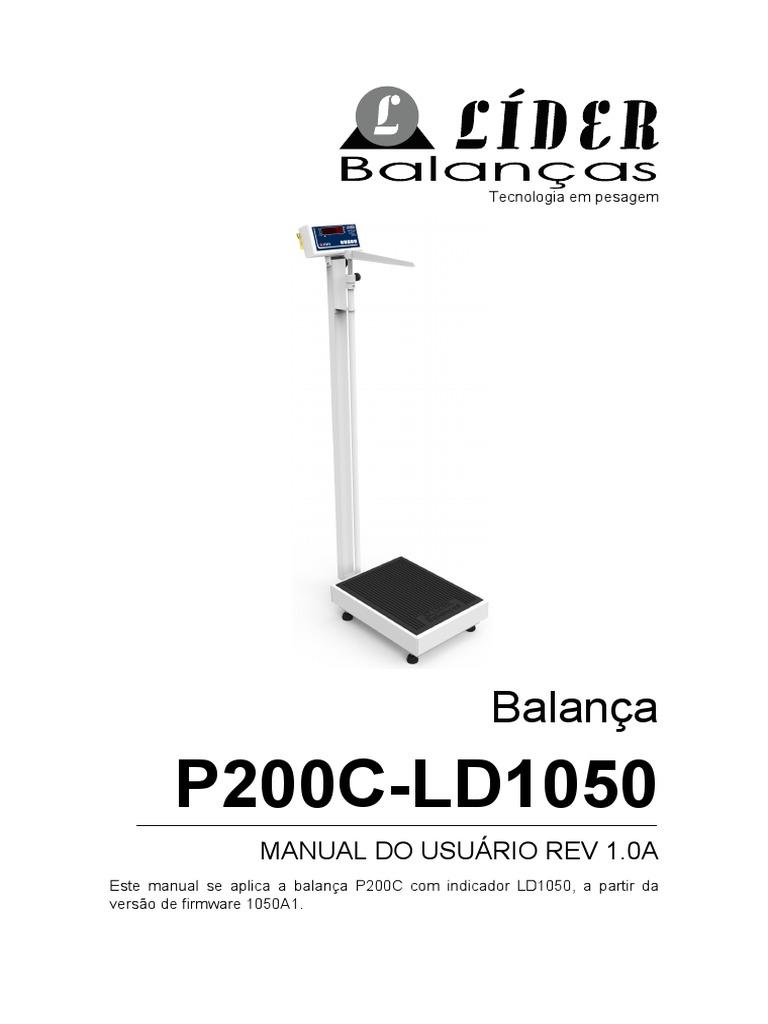 Balanca p200c ld1050 | PDF | Bluetooth | Cronômetro