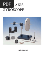 Gyroscope Lab Report: Inertia & Precession | PDF | Rotation Around A ...