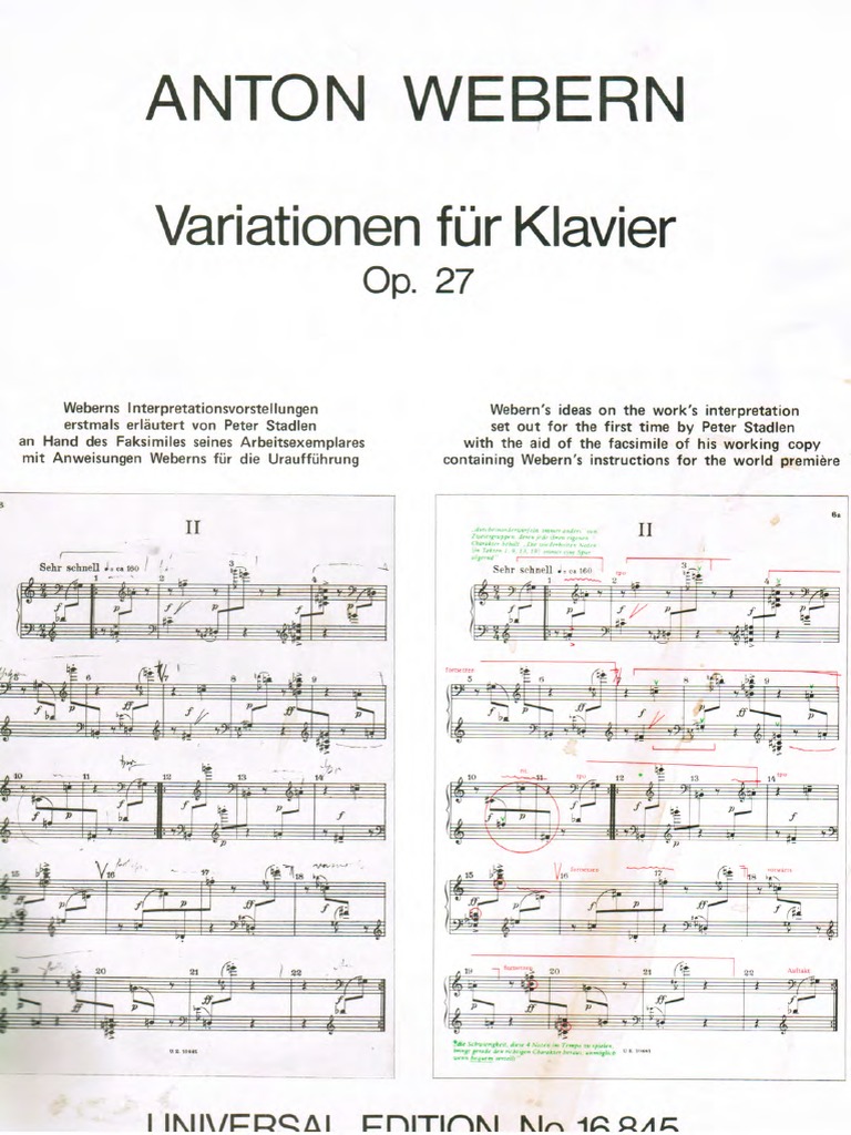 Webern Op. 27 (Small) PDF | PDF