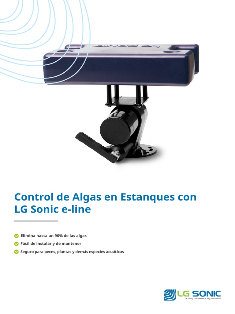 LG Sonic E-Line Catálogo | PDF | Ultrasonido | Algas