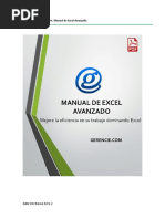Manual Excel Avanzado | PDF | Microsoft Excel | Microsoft