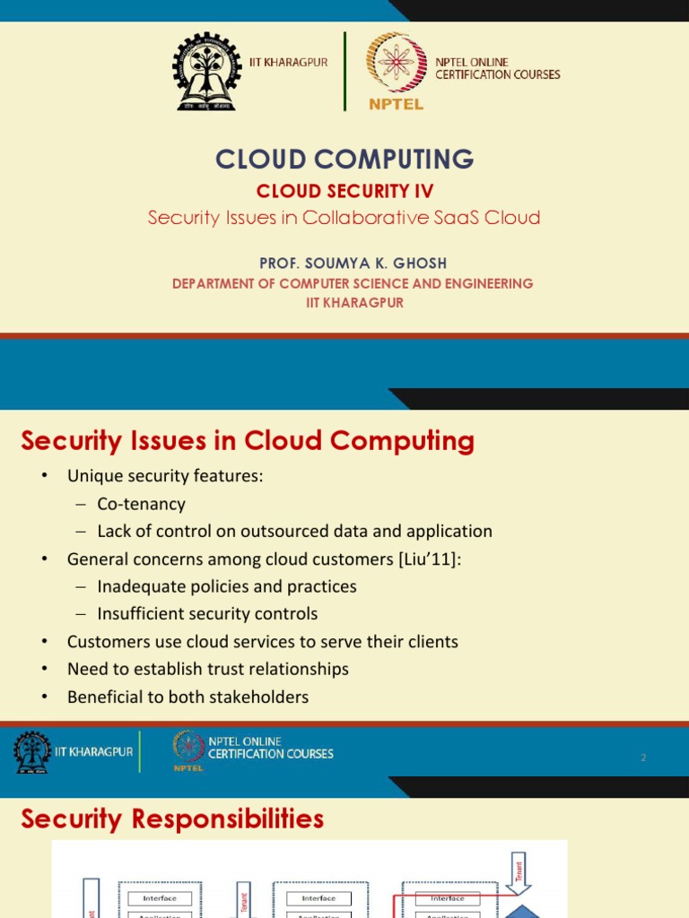 Lecture29 CC Security4 PDF | PDF | Software As A Service | Cloud Computing