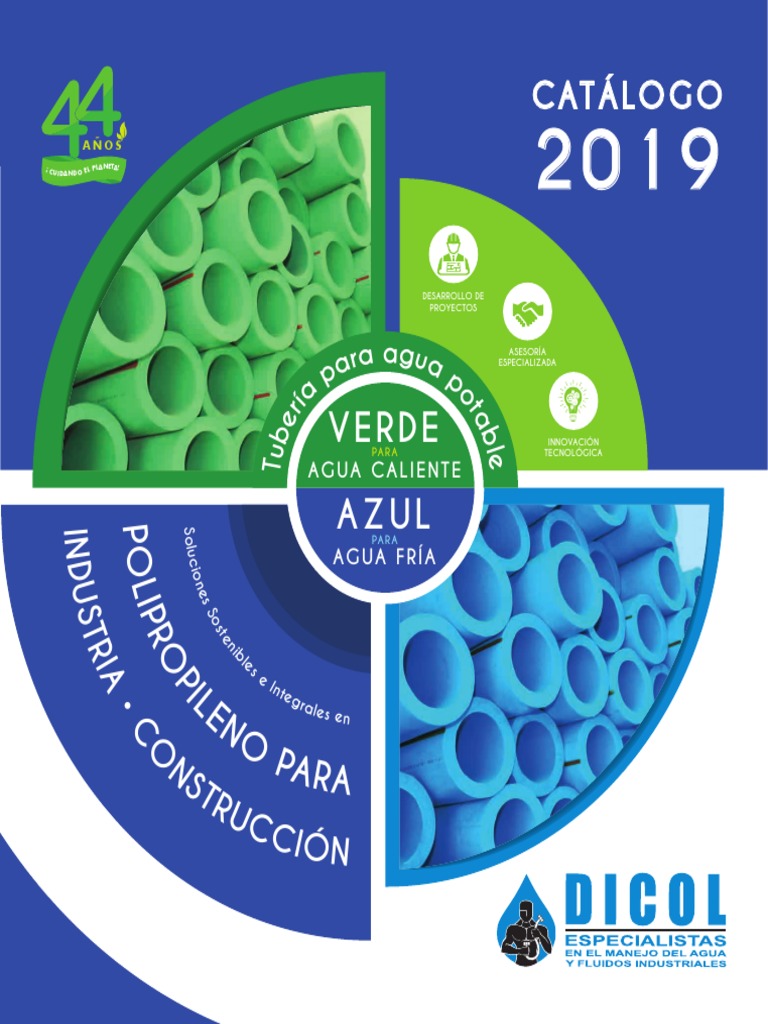 Catalogo Dicol 2019 Descarga PDF | PDF | Polímeros | Tubería ...