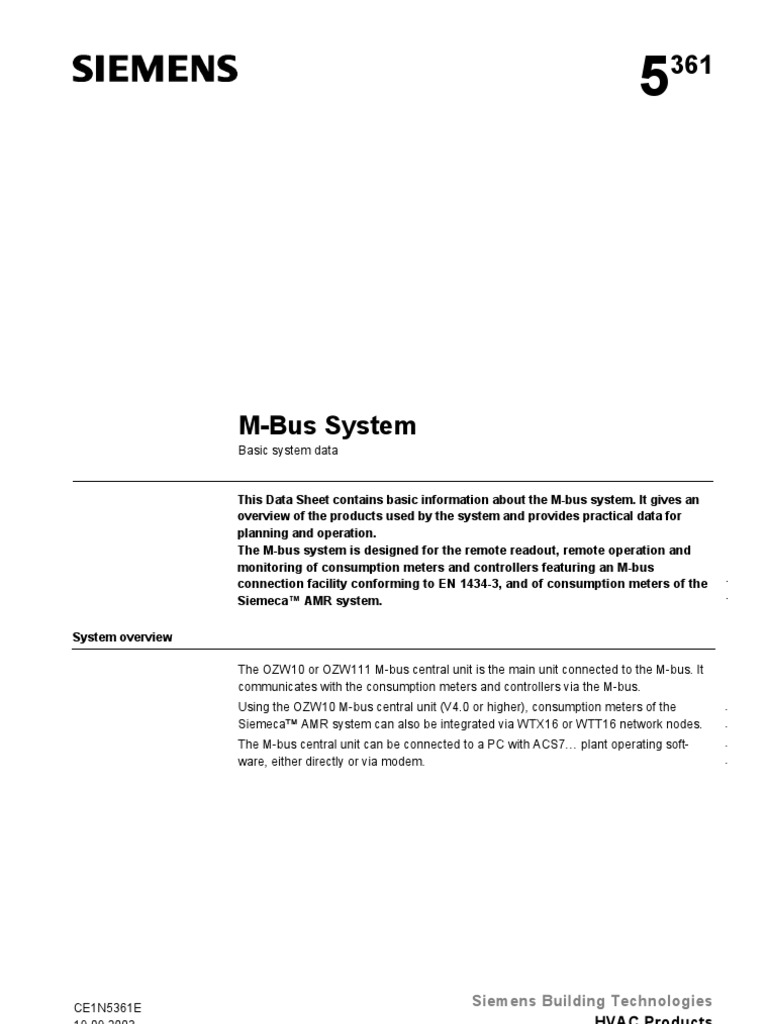 M Bus System | PDF