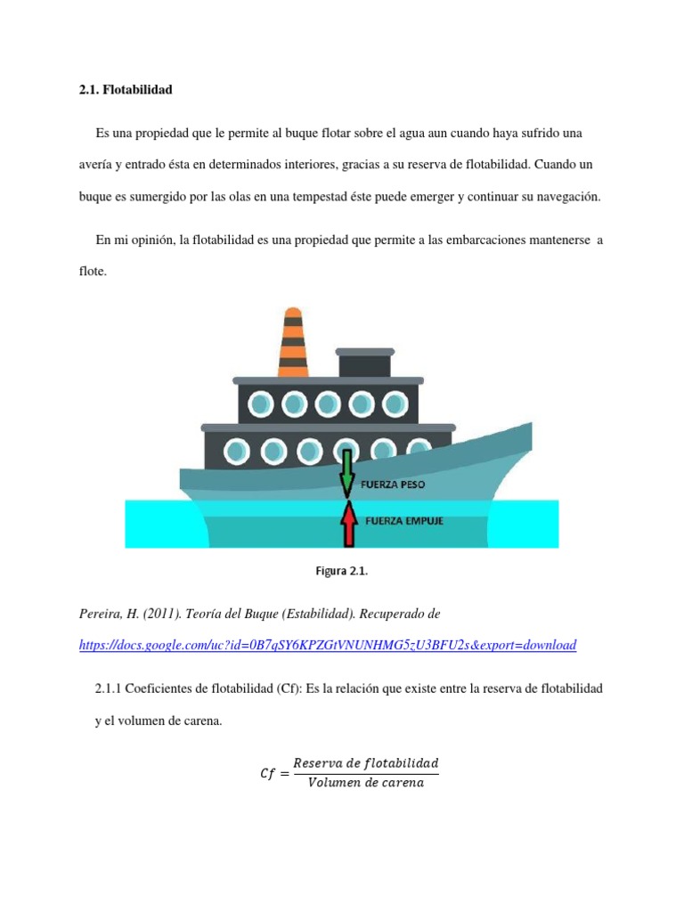 Flotabilidad | PDF | Buques | Embarcación