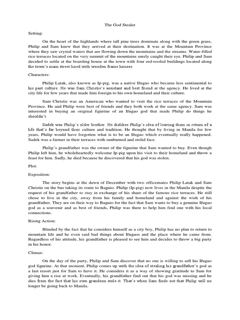 The God Stealer | PDF