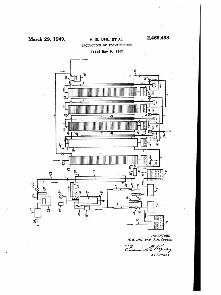Improved Methanol to Formaldehyde Process | PDF | Methanol | Formaldehyde