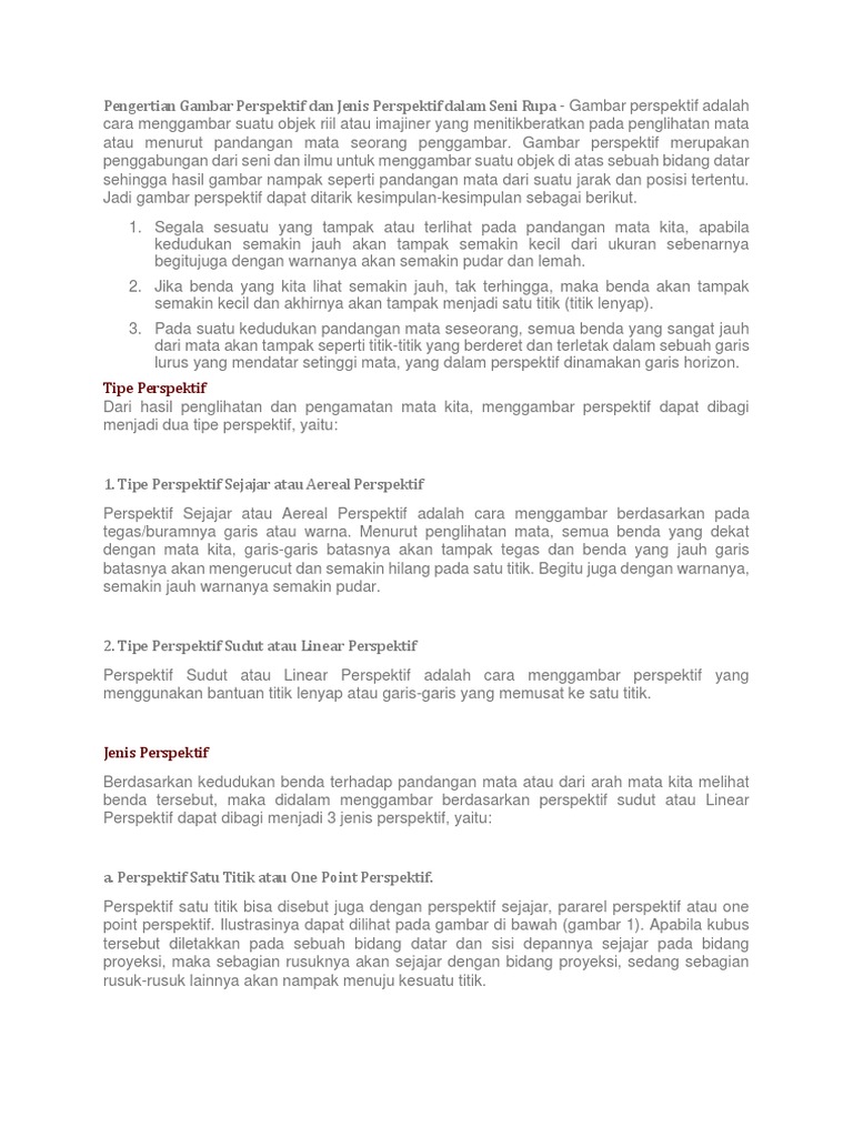 Teknik Menggambar Proyeksi | PDF