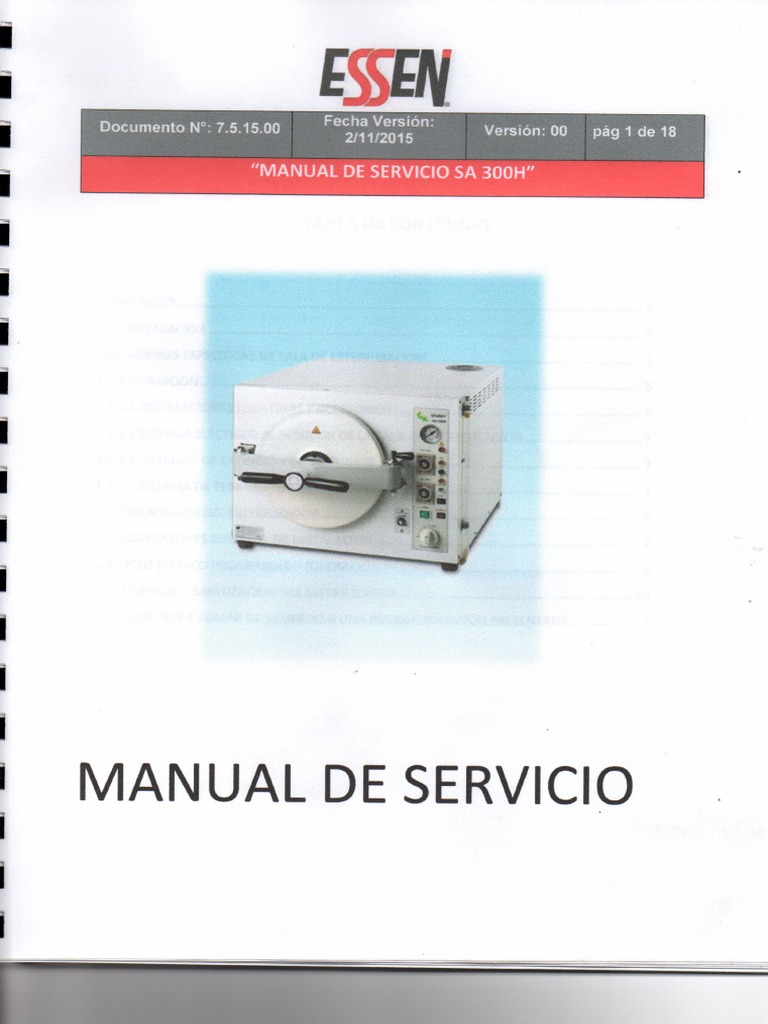 Manual SA 300 | PDF
