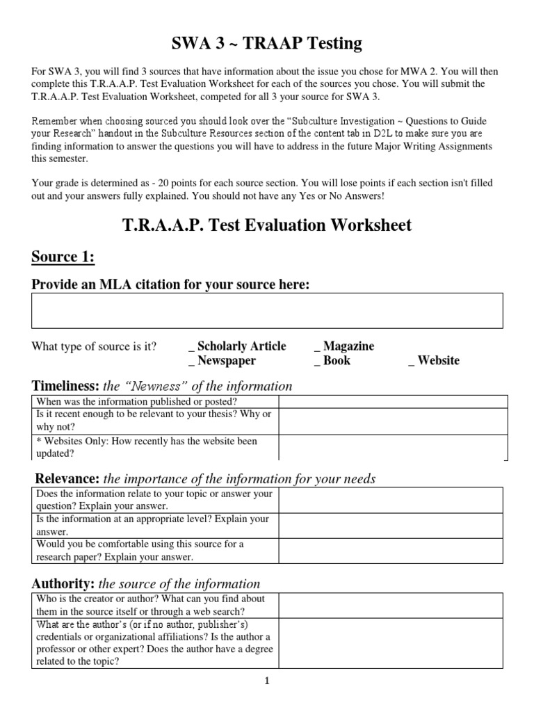 SWA 3 TRAAP Testing | Download Free PDF | Hyperlink | Academic Publishing