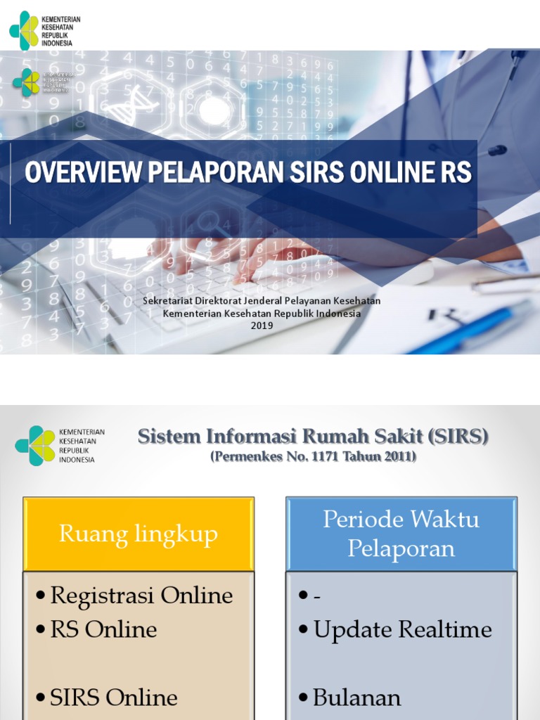 Overview Pelaporan SIRS Online Di RS | PDF | Bisnis