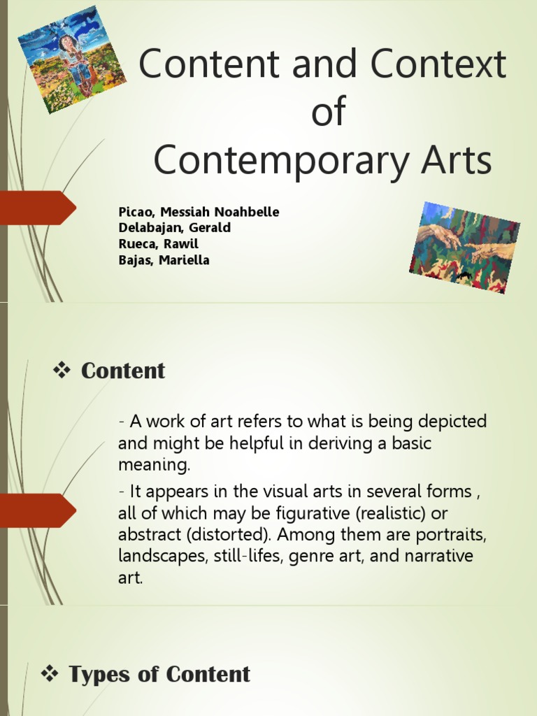 Content and Context | PDF | Still Life | Visual Arts