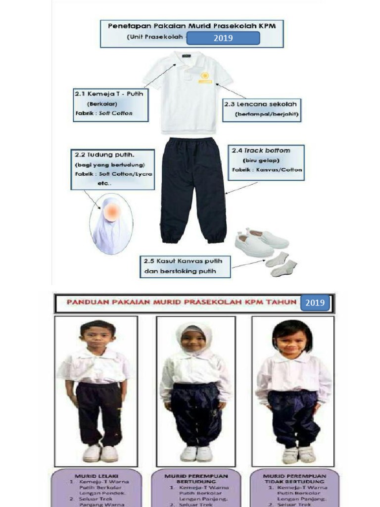 Pakaian Prasekolah KPM | PDF