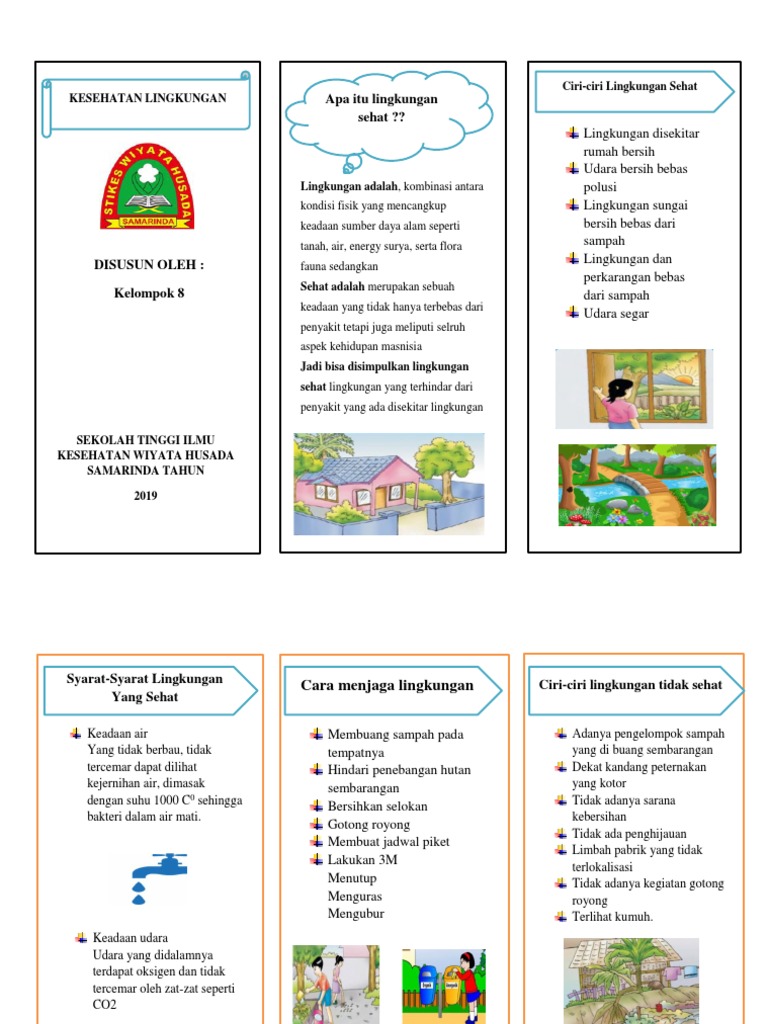 Leaflet Lingkungan Sehat Komunitas 2 | PDF