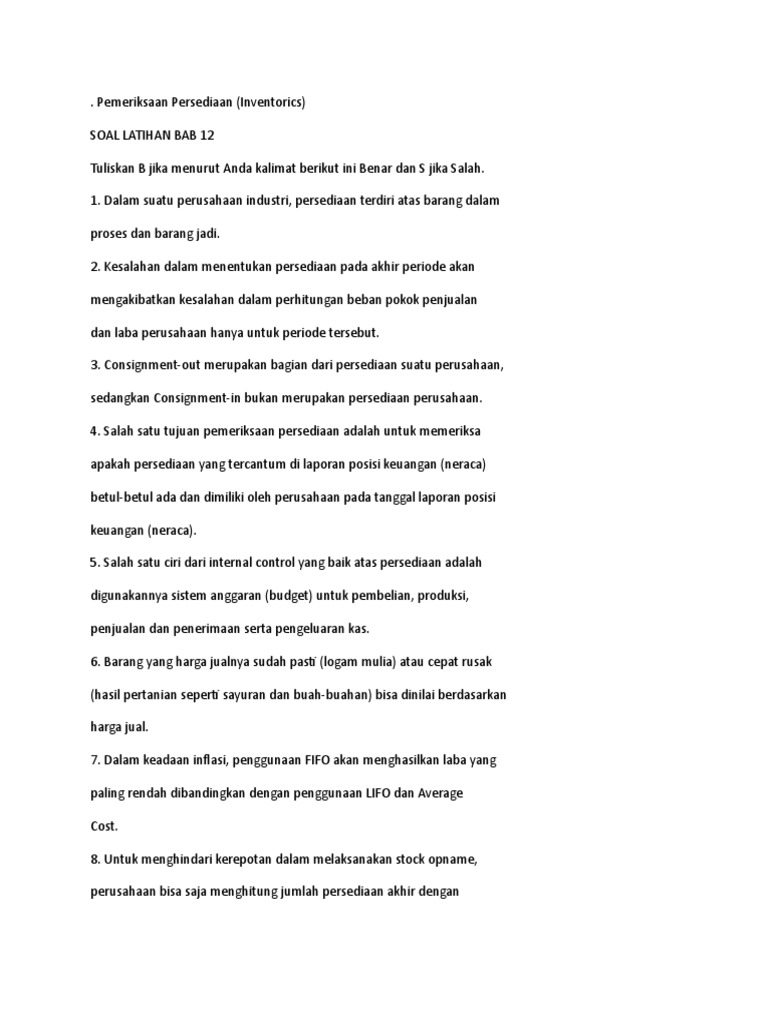Bab 12 | PDF