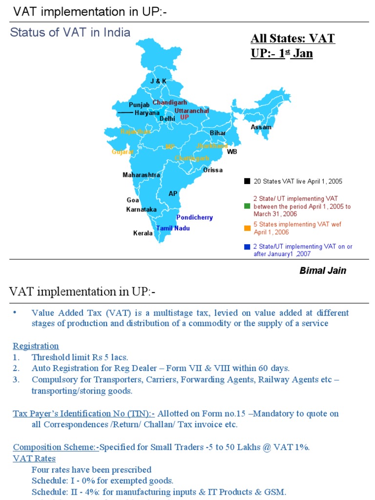 Highlights of VAT in UP | PDF | Value Added Tax | Taxes