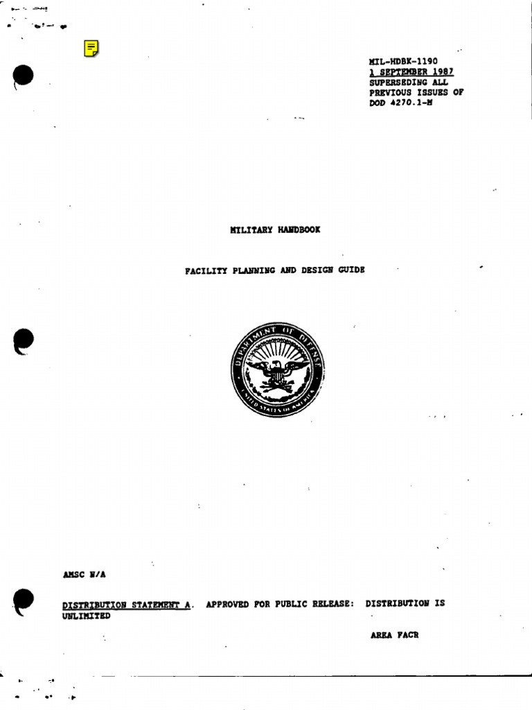 Military Handbook for Facility Planning | PDF