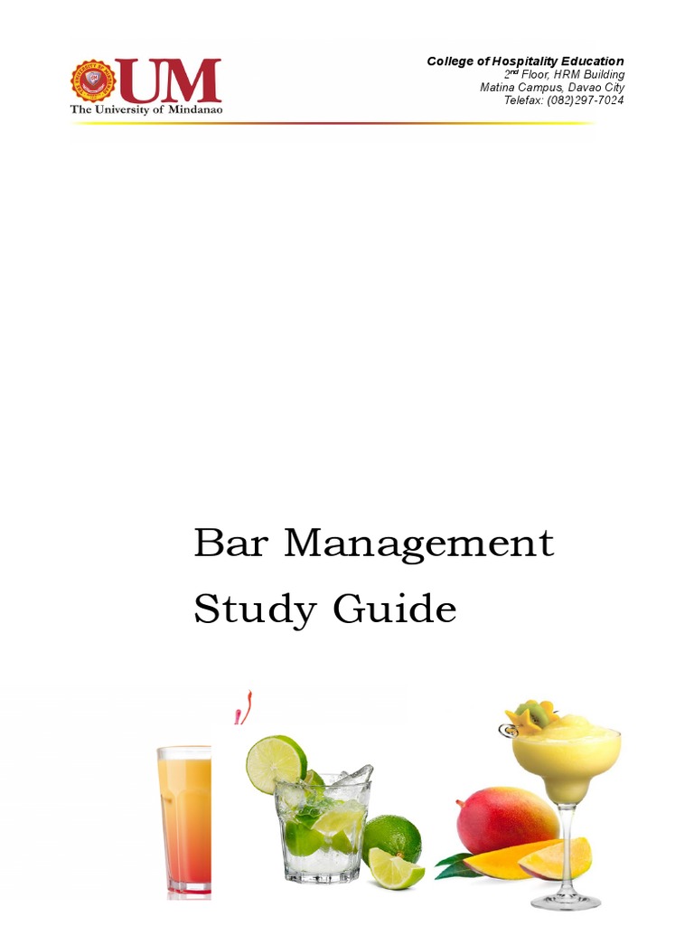 Bartending NC Ii Reviewer Amended | PDF | Bar | Drink