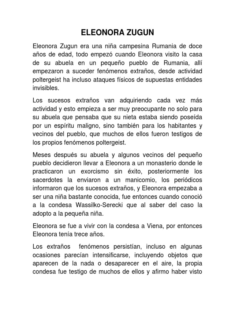 Eleonora Zugun | PDF