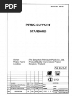 Pipe Support Standard | PDF | Pipe (Fluid Conveyance) | Structural Steel