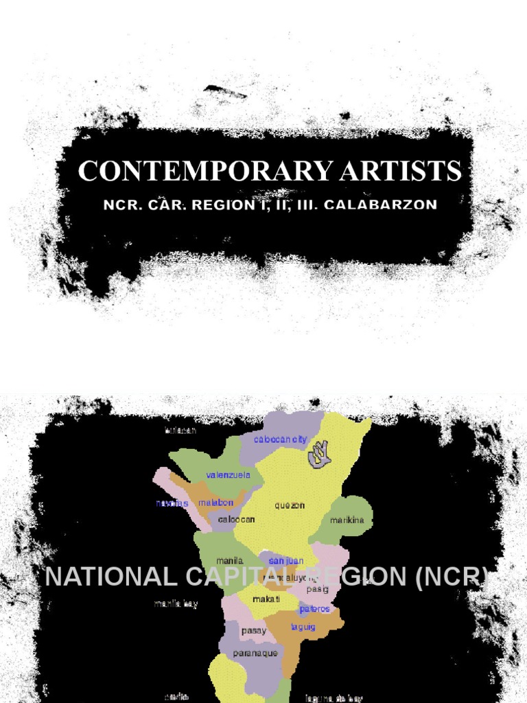 Contemporary Artists NCR To Region Iva | PDF | Aesthetics | Art Media