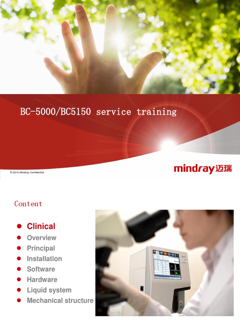 BC-5000&BC-5150 - Service Training Material - V1.0 - EN (REV) | PDF ...