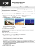 Prueba 5 Basico Recursos y Riesgos Naturales | PDF | Desarrollo ...