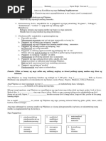 PAGBUO NG SARILING ALAMAT Rubrik | PDF