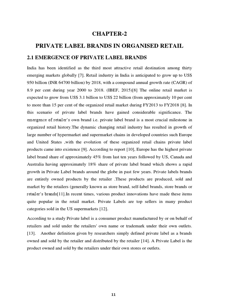 Private Label Strategy For Apparel | PDF | Private Label | Retail