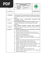 Check List Pemaantauan Pencegahan Phlebitis | PDF