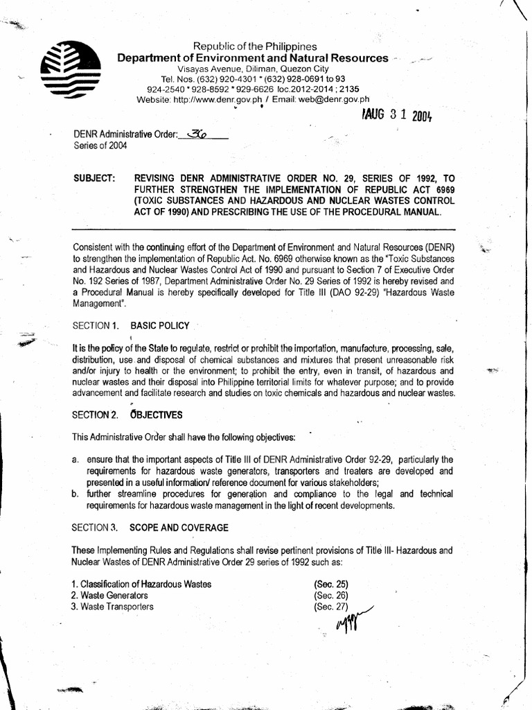 Dao2004-36 RA6969 PDF | PDF