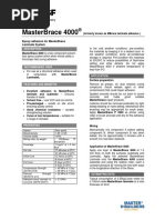 Technical Data Sheet Masterbrace 2200 | PDF | Concrete | Epoxy