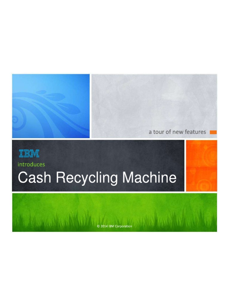 CRM (Cash Recycling Machine) PDF | PDF