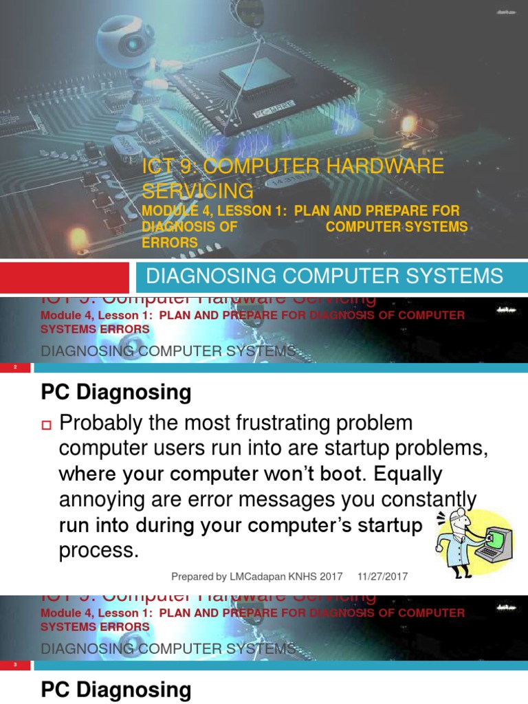 ICT Module 4 | PDF | Troubleshooting | Personal Computers