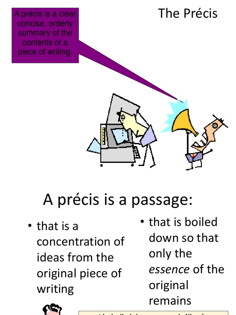 How to Write a Précis | PDF | Career & Growth