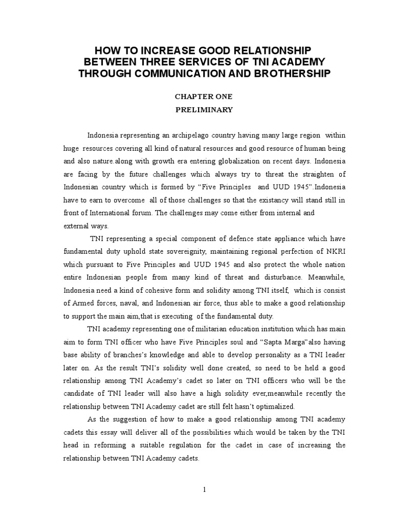 Contoh Essay Bahasa Inggris | PDF | Cadet | United States Air Force Academy