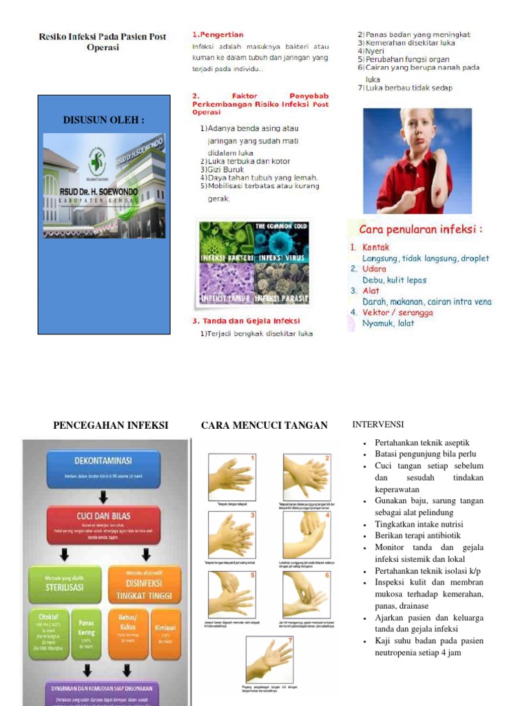 Leaflet Resiko Infeksi | PDF