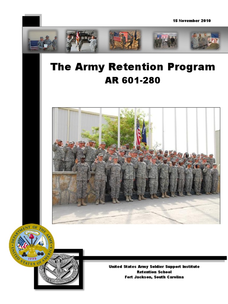 AR 601-280 (17 November 2010) | PDF | Military Discharge | United ...