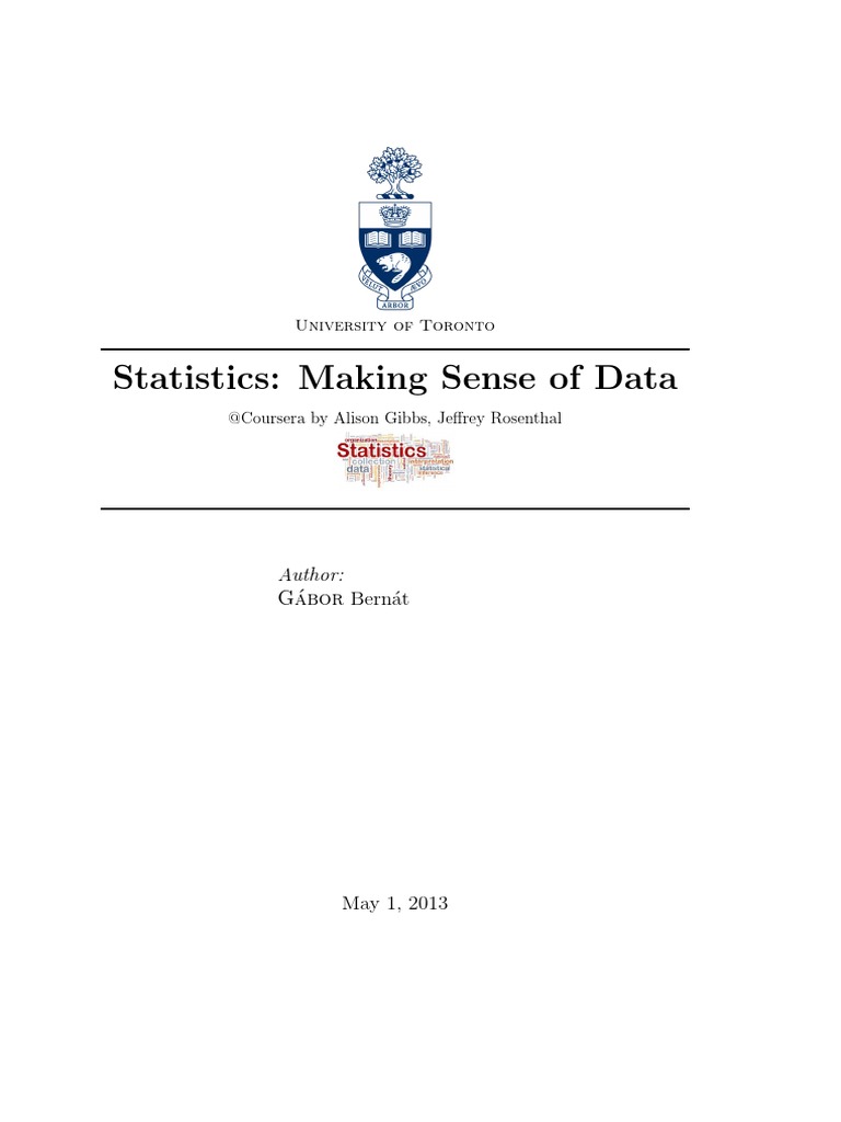 Making Sense of Data Statistic Course | PDF | Sampling (Statistics ...