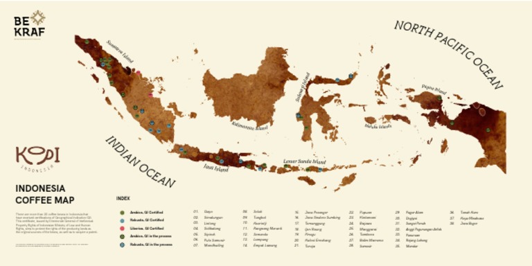 Coffee Map 2019 | PDF | Crops | Coffee
