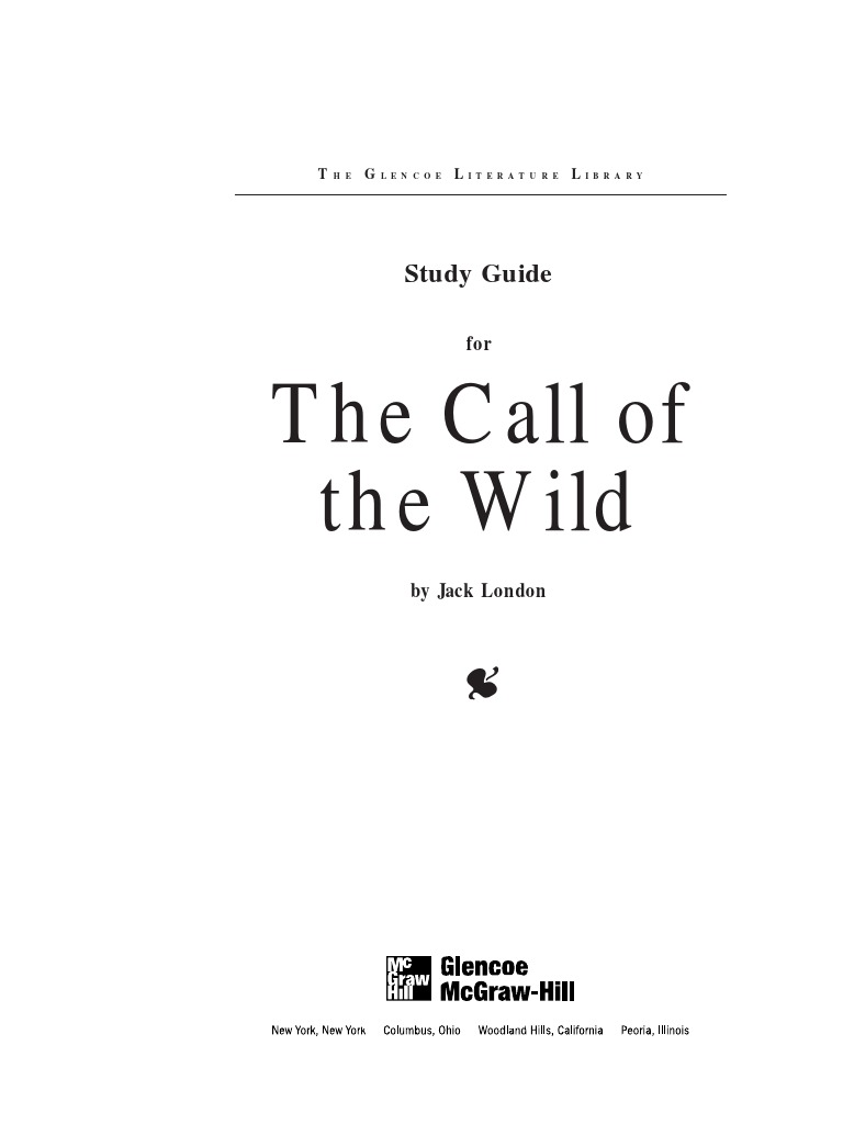Call of the Wild Study Guide | The Call Of The Wild