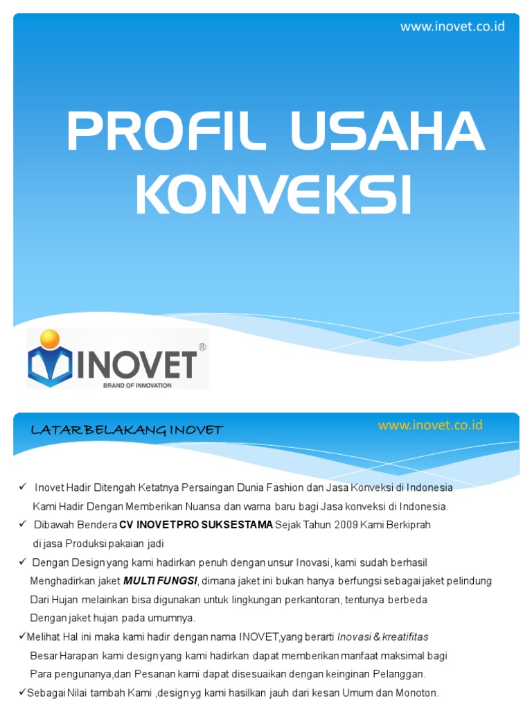 Contoh Profil Usaha | PDF