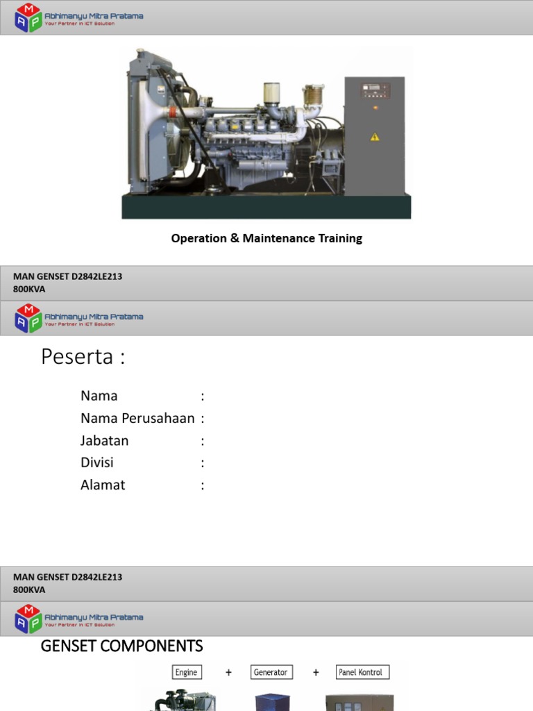 Training GENSET | PDF