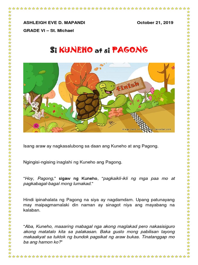 Si Kuneho at Si Pagong | PDF