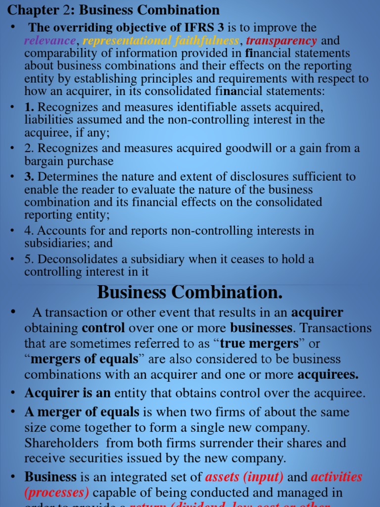 Business Combinations Overview | PDF | Goodwill (Accounting) | Takeover