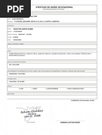 Modelo de Atestado de Saúde Ocupacional | PDF
