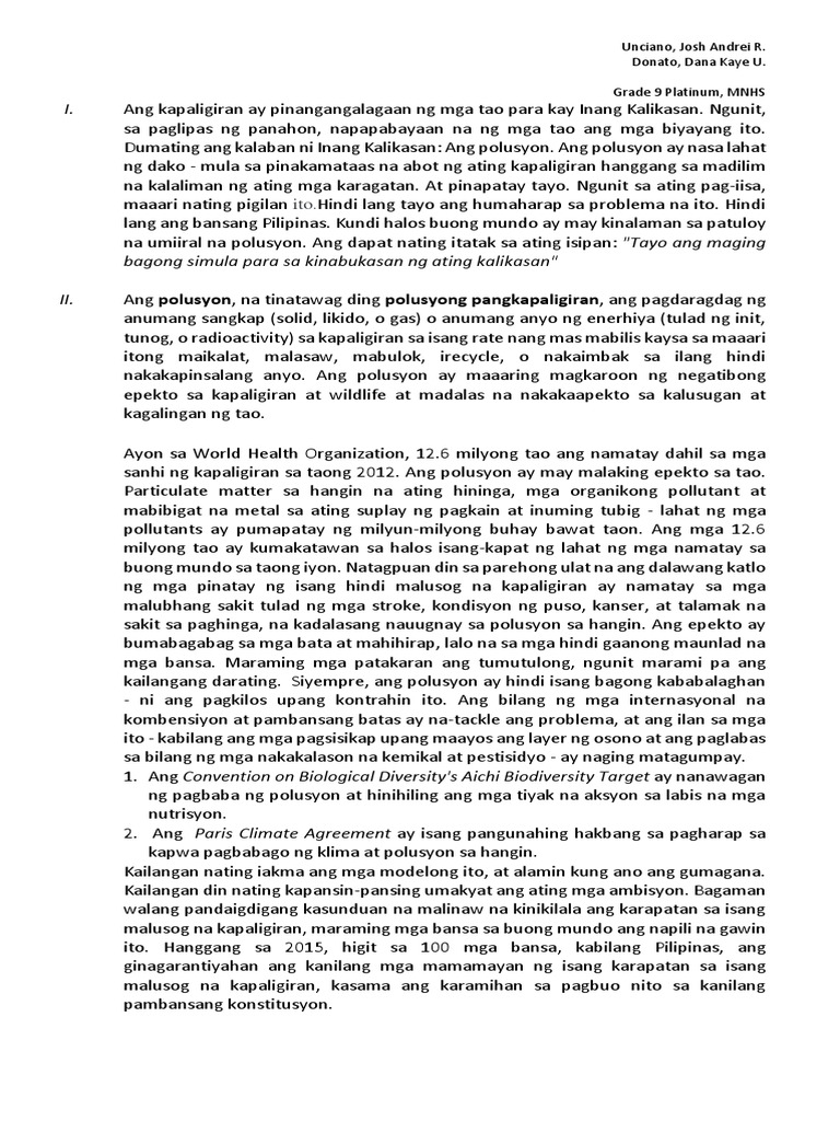 Reaction Paper | PDF