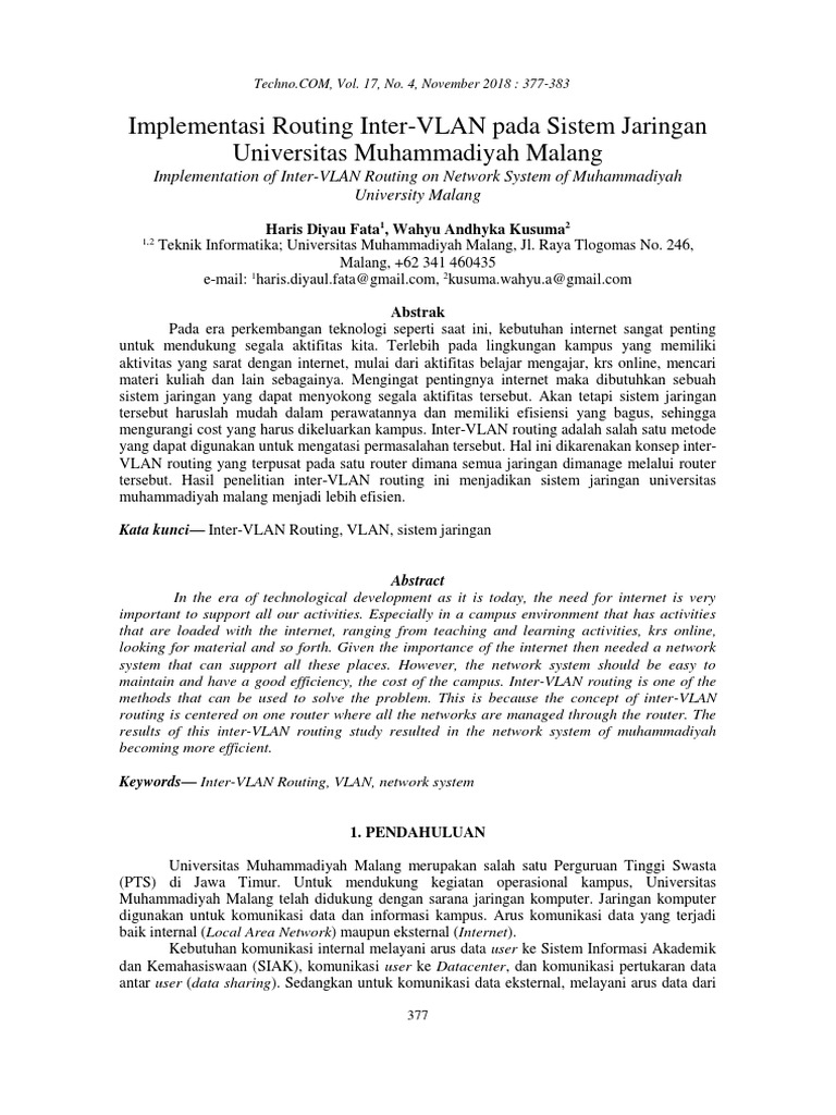 Implementasi Routing Inter-VLAN | PDF | Komputer
