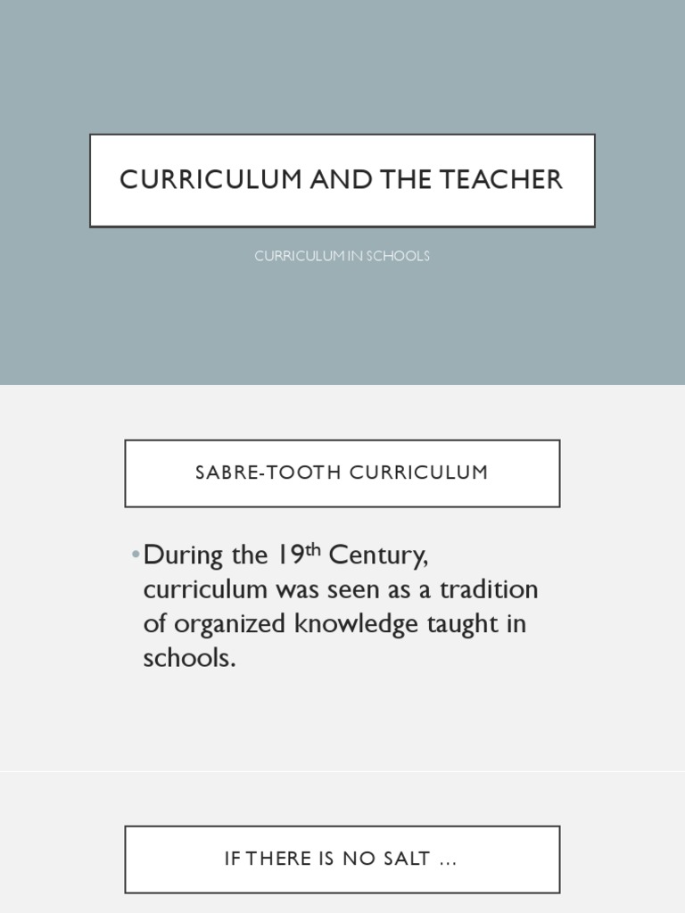 The Central Role of Curriculum in Education: A Comprehensive Look at ...